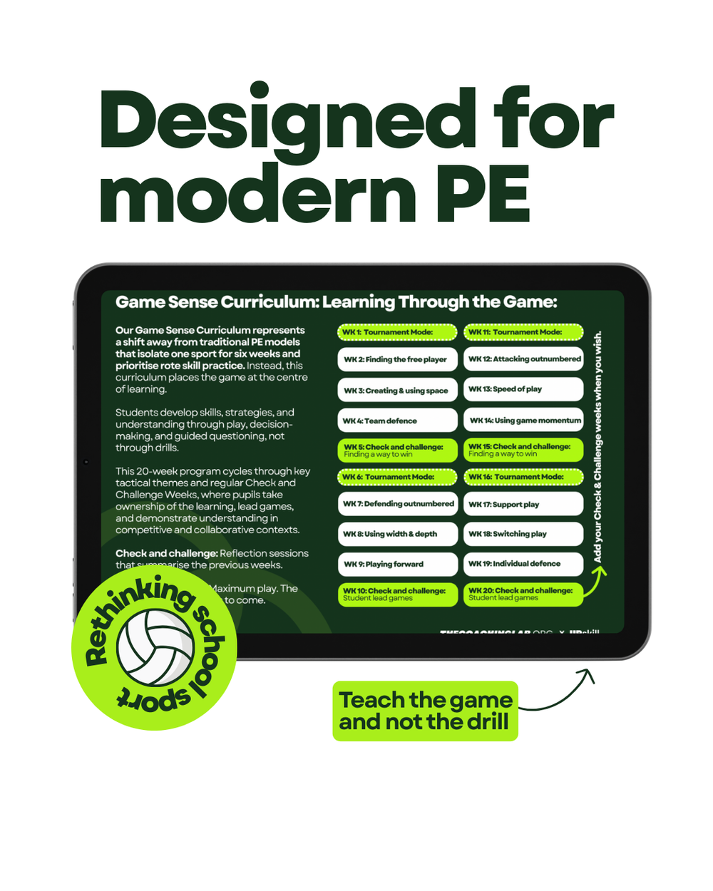 Game Sense Curriculum | 20-Week Games-Based PE Program – THE COACHING LAB